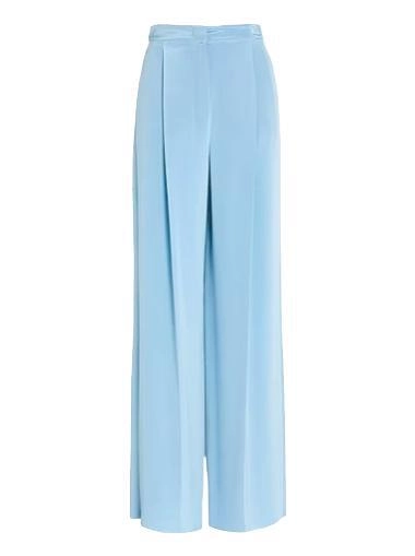 Max Mara Plain Colour Trousers - Blue