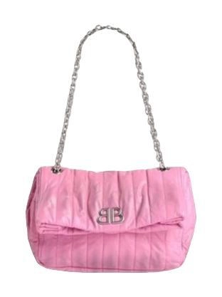 Balenciaga Plain Colour Shoulder Bags - Pink