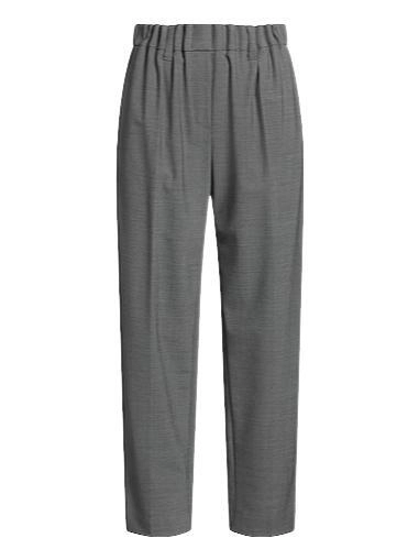 Brunello Cucinelli High-waisted Slim-fit Suit Pants - Gray