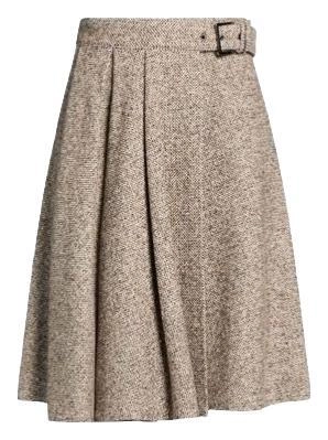 Brunello Cucinelli Minimalist Stylish Wrap Skirt - Nude