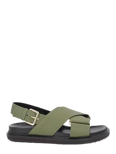 Marni Plain Colour Sandals - Black