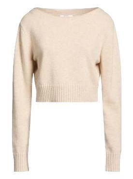 Max Mara Cropped Knit Top - Nude