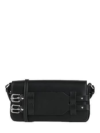 MAISON MARGIELA Medium Leather Shoulder Bag - Black