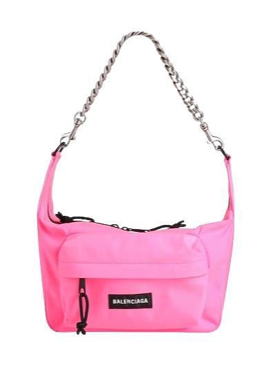 Balenciaga Metal Decorated Underarm Bag - Pink