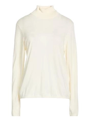 Max Mara Solid Lightweight Cashmere Knit Top - White