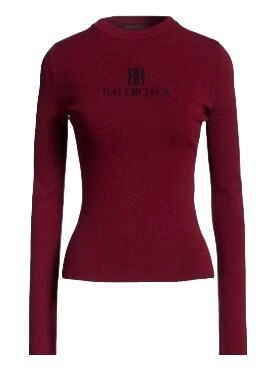 Balenciaga Lightweight Knit Sweater - Red
