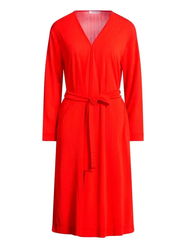 Max Mara Lightweight Knit Long-sleeve Cardigan - Red