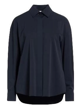 Max Mara Collared Button-down Long-sleeve Shirt - Black
