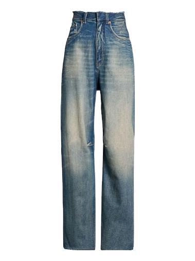 MAISON MARGIELA Plain Colour Jeans - Blue