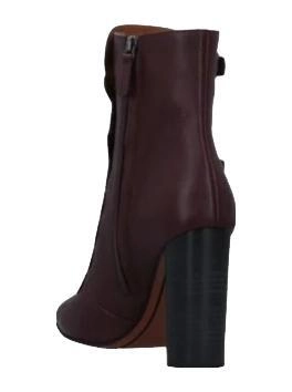 Chloé Solid-color Lace-up Ankle Boots - Black