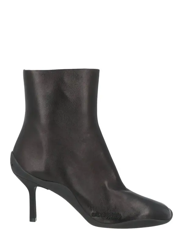 Balenciaga Fashion High-heeled Ankle Boots - Black