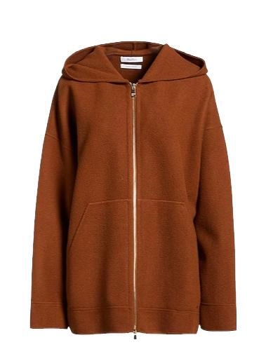 Max Mara Solid-color Hoodie - Brown