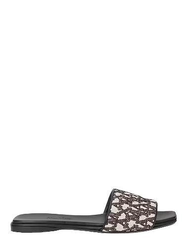 Max Mara Logo-print Sandals - Black