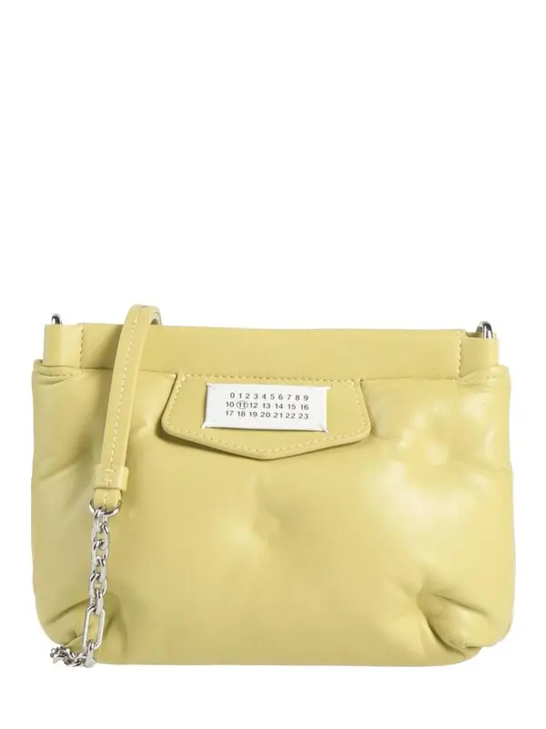 MAISON MARGIELA Leather Cross Body Bag - Yellow