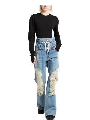 MAISON MARGIELA Long-sleeve Bodysuit - Blue