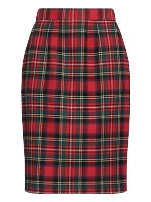 Saint Laurent Slim-fit Hip-hugging Knee-length Pencil Skirt - Red