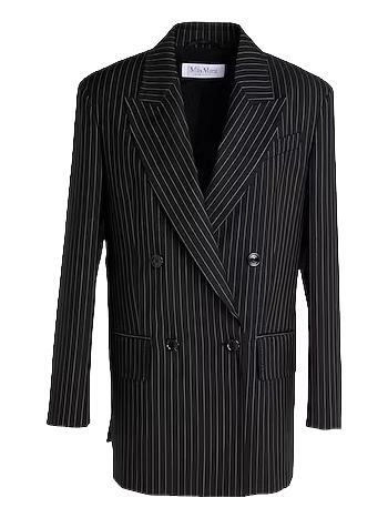 Max Mara Double-breasted Blazer - Black
