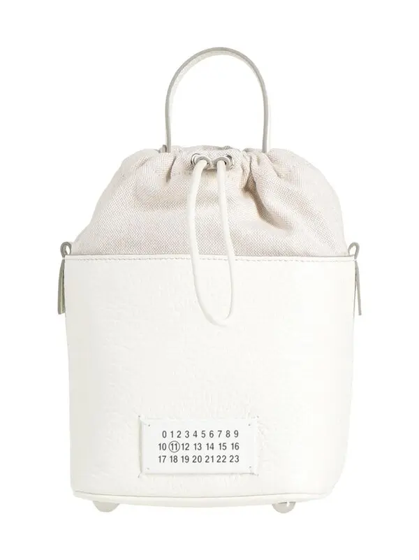 MAISON MARGIELA Compact Bucket Bag - White