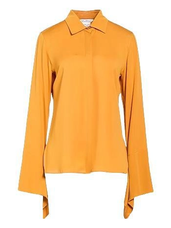 Max Mara Plain Colour Shirts - Orange