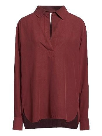 Max Mara Solid Color Top - Red