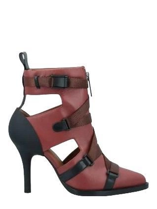 Chloé Color-block Ankle Boots - Red