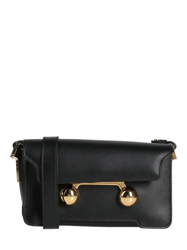 Marni Plain Colour Across-body Bags - Black