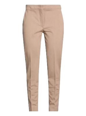 Max Mara High-waisted Slim-fit Straight-leg Cropped Dress Pants - Nude