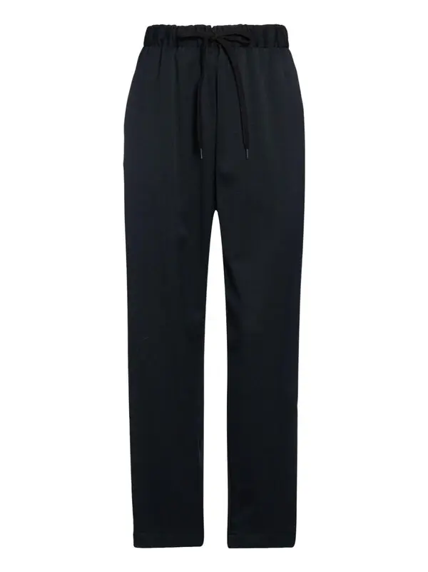 MAISON MARGIELA High-waisted Slim-fit Casual Pants - Black