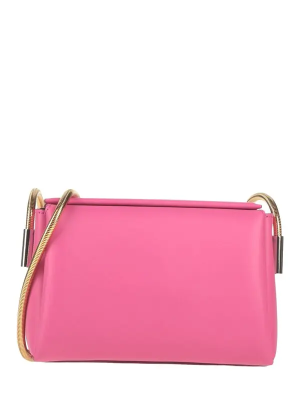 Marni Plain Colour Across-body Bowler Bag - Pink