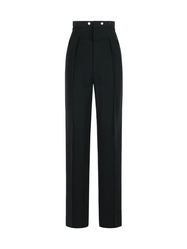 MAISON MARGIELA Wool Pants - Black