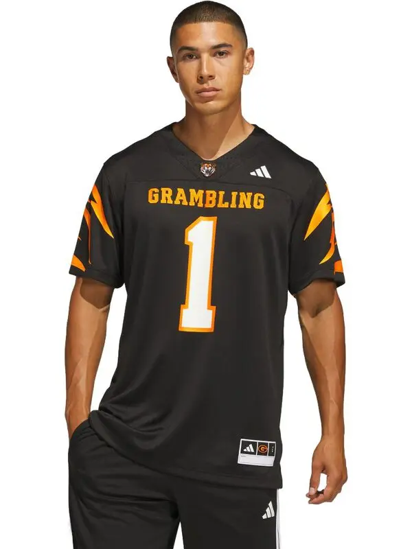 Adidas Premier Grambling State University Strategy Jersey - Black