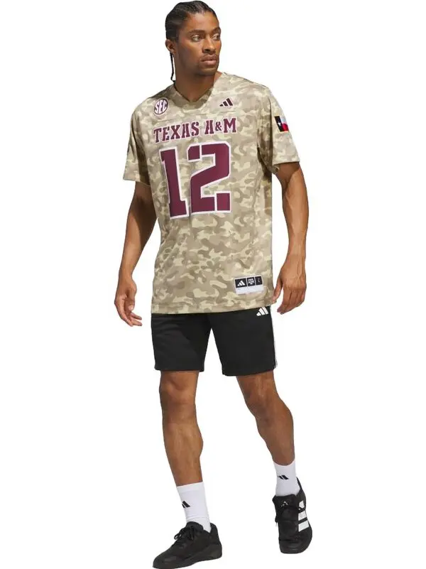 Adidas Texas A&m Sts Strategy Jersey - Team Sand