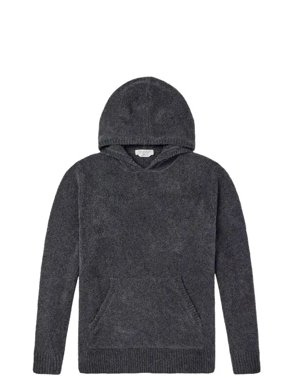 Gabriela Hearst Datum Cashmere And Silk-blend Hoodie - Gray