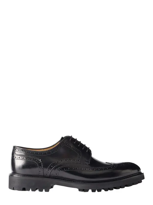 Mr P. Leather Brogues - Black