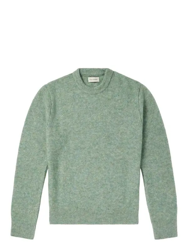 Oliver Peoples Blenheim Wool-blend Sweater - Green