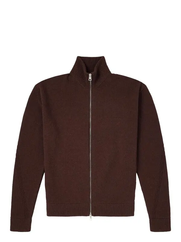 Givenchy Cashmere Zip-up Cardigan - Brown