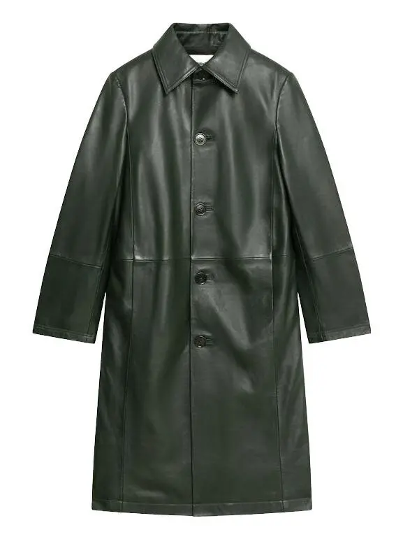 Zadig&Voltaire Mentlyr Leather Coat - Gloom