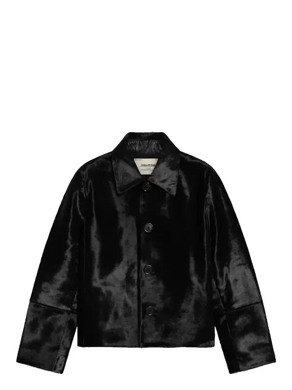 Zadig&Voltaire Lessa Leather Jacket - Black