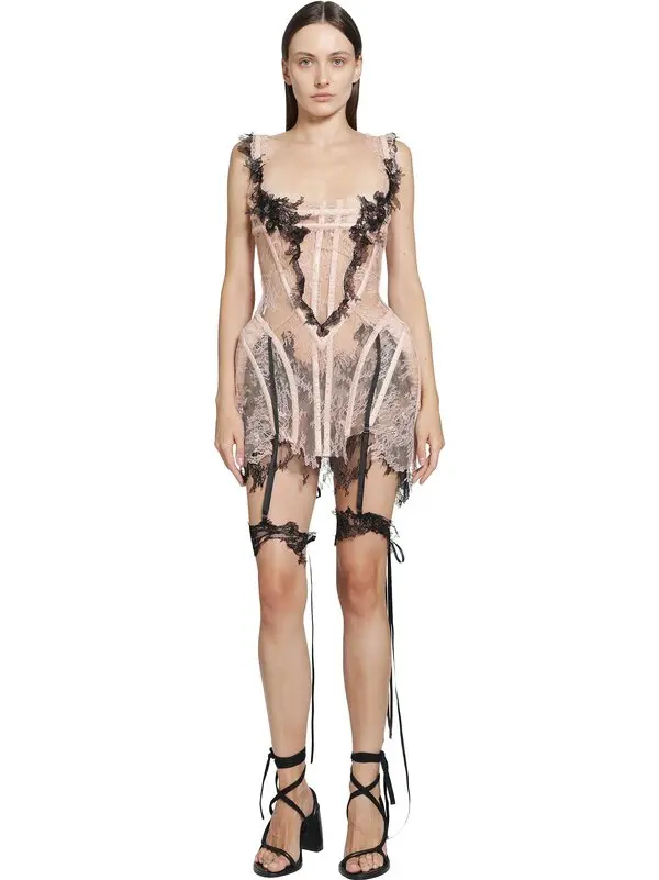 DREAMING ELI The Protégé Corset Dress - Pink