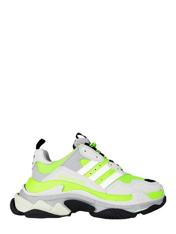 Balenciaga X Adidas Triple S Lace-up Sneakers - White