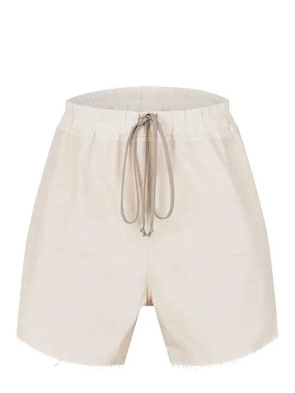 Rick Owens Minimalist Solid-color Drawstring Shorts - Pink