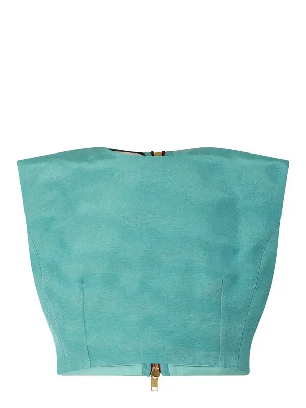 Gucci Strapless Tank Top - Blue