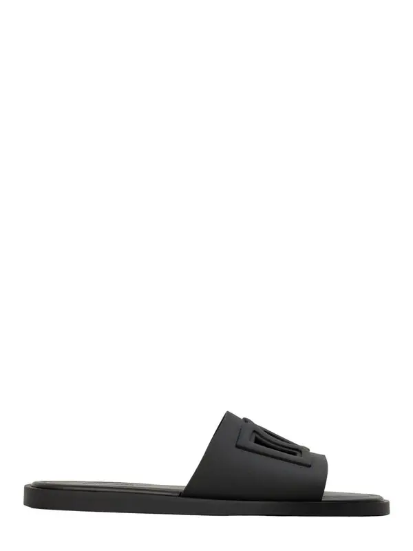 Dolce & Gabbana Logo Slides - Black