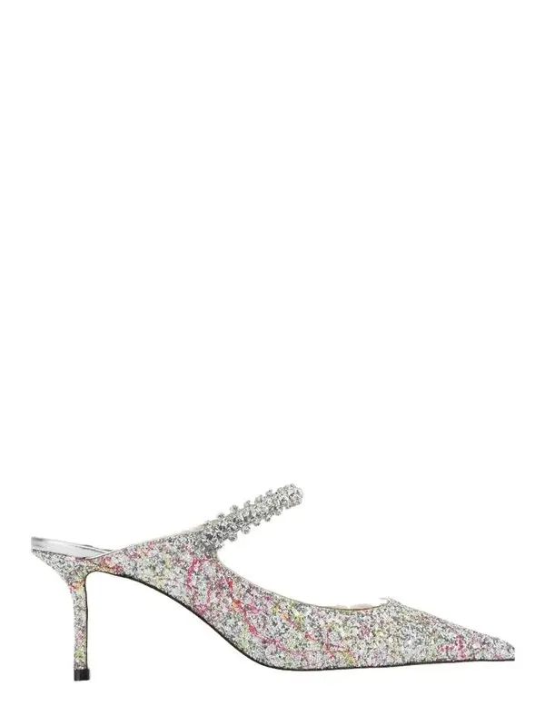 JIMMY CHOO Bing 70mm Pointed Pumps - Gray