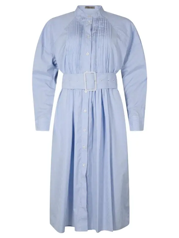 Bottega Veneta Tailored Shift Dress - Blue