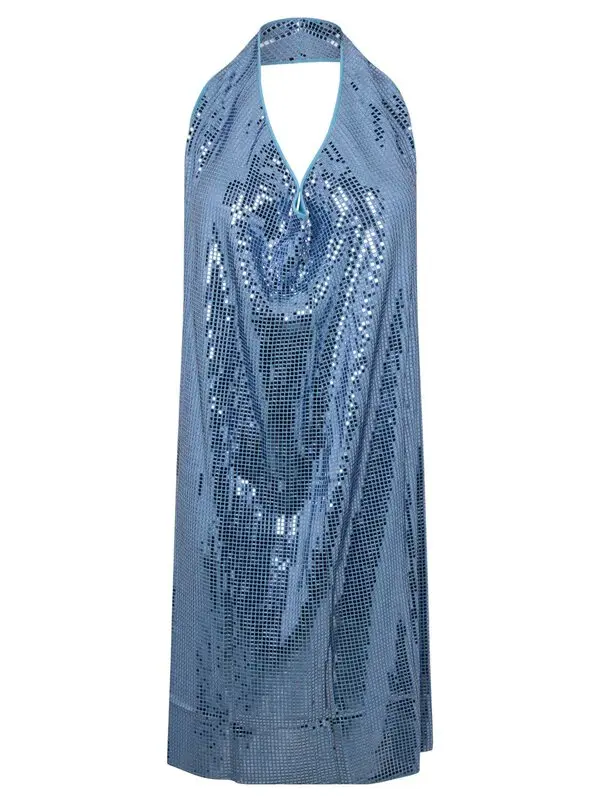 Bottega Veneta Sequin Halterneck Dress - No