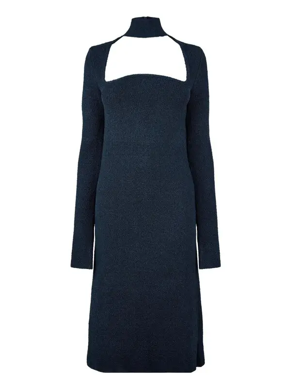 Bottega Veneta Cutout Midi Dress - Blue
