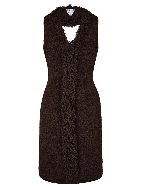 Bottega Veneta Textured Shift Dress - No