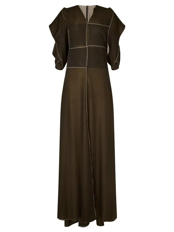 Bottega Veneta Tailored Fit Corset Gown - No