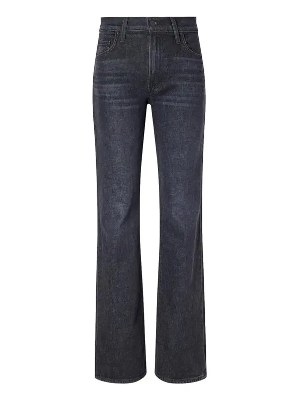 MOTHER The Reifler Stretch Mid-rise Straight-leg Jeans - Blue